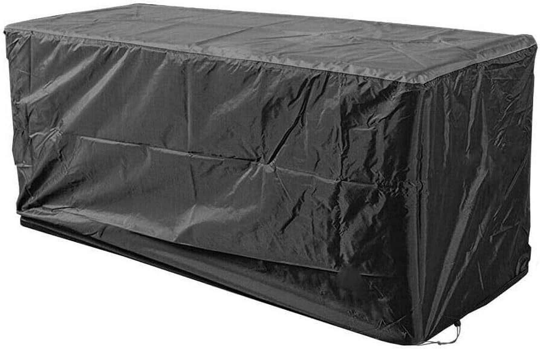 Outdoor Deck Box Cover 420D Waterproof Patio Storage Box Cover Outdoor ...