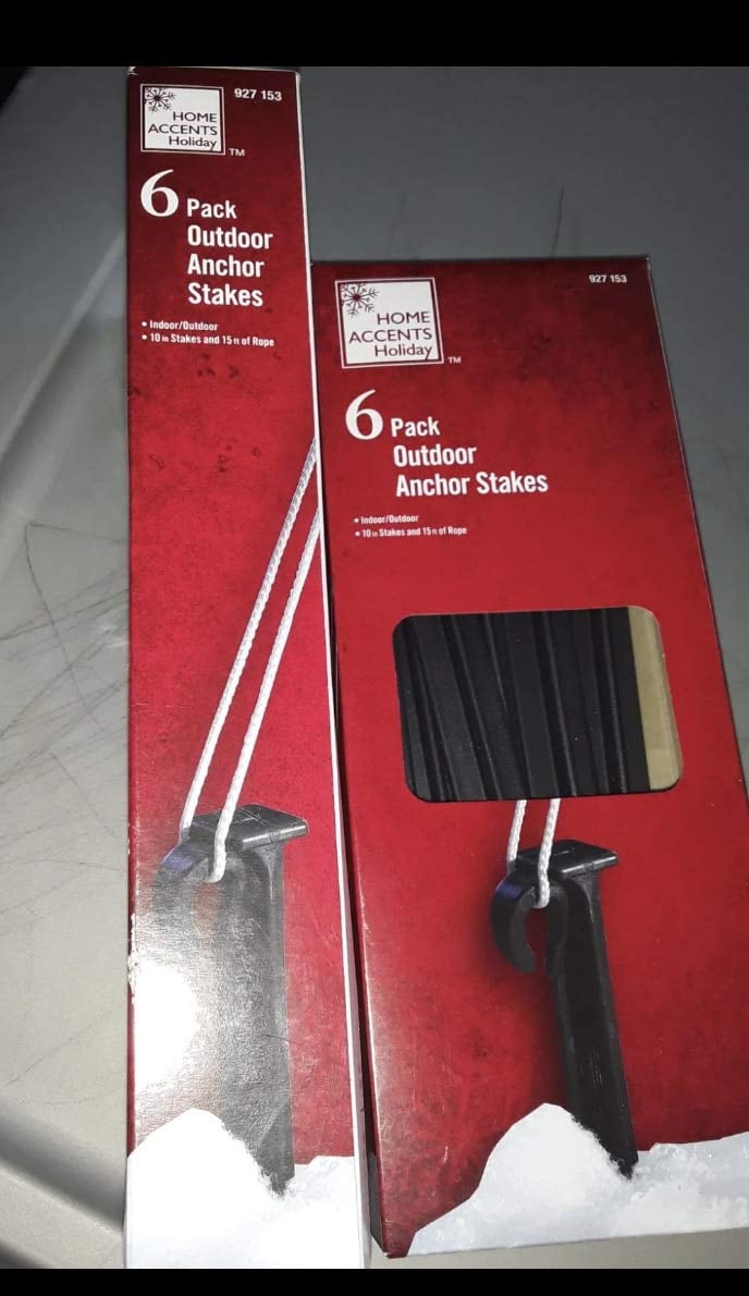 Outdoor Decor Anchor Stake Kit (6-Pack) - Walmart.com