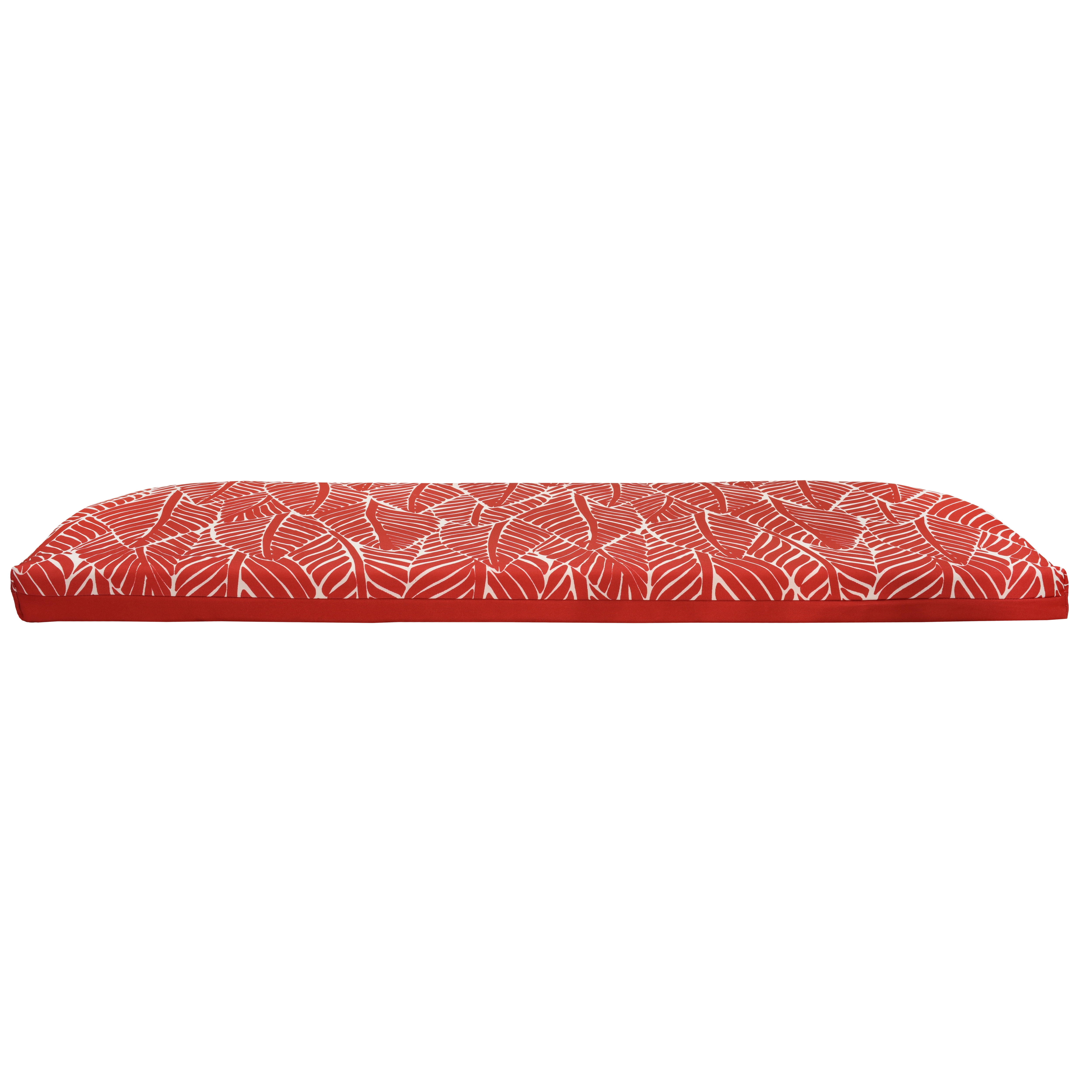 Outdoor Decor Ruby Red Bench Seat Cushion Pad, Red, 48" x 18" - Walmart.com