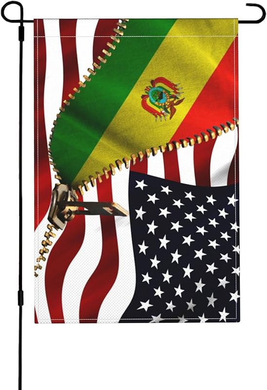 Outdoor Decoration Flag American Flag And Bahamas Flag Small Garden ...