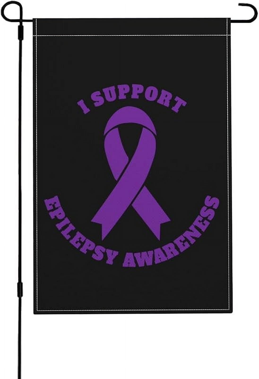 Outdoor Decoration Flag American Flag Warriors Epilepsy Awareness Small ...