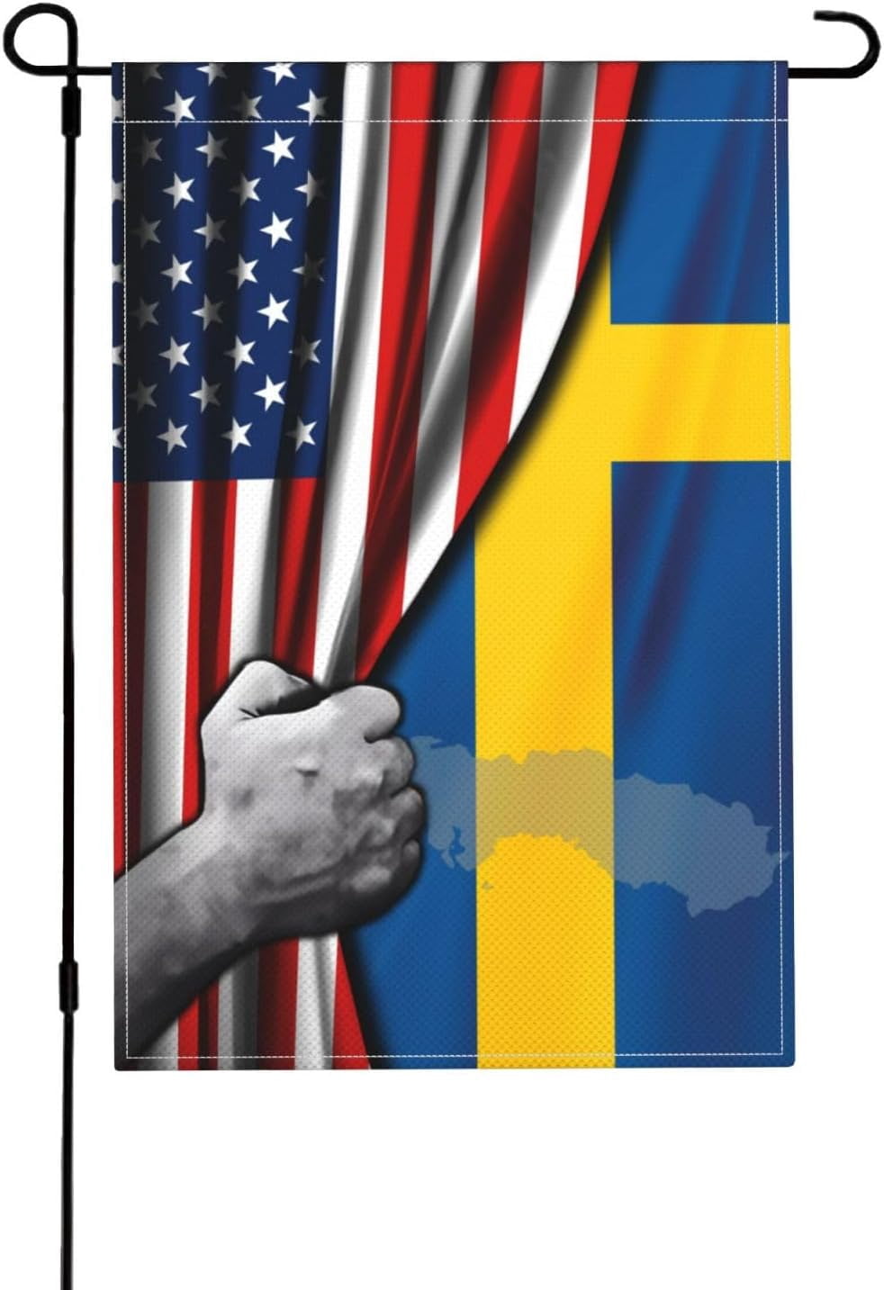 Outdoor Decoration Flag Uas American Flag And Swedish Sweden Flag Small ...