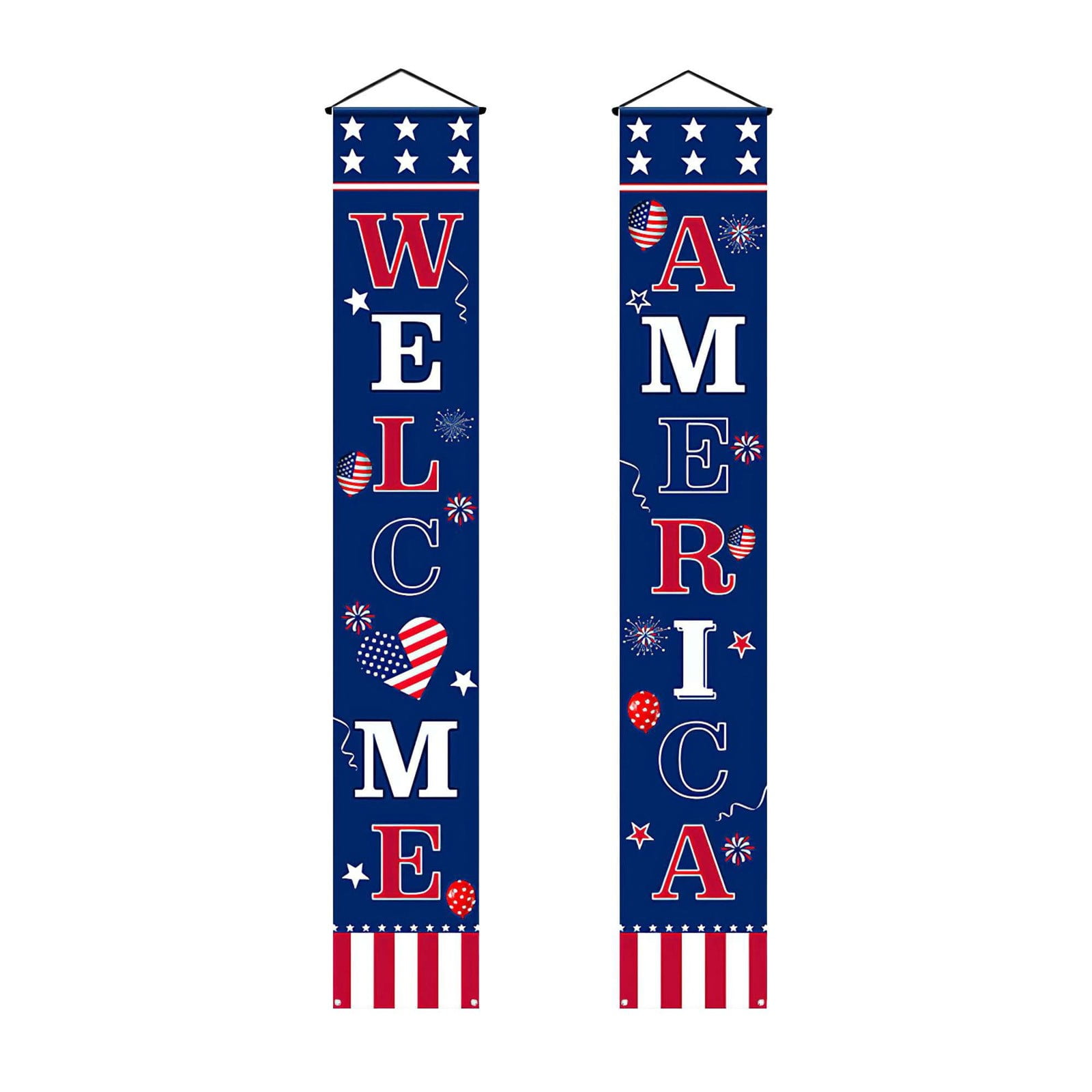 Outdoor Decoration - Hanging American Flag, Star Spangled Banner, Porch ...