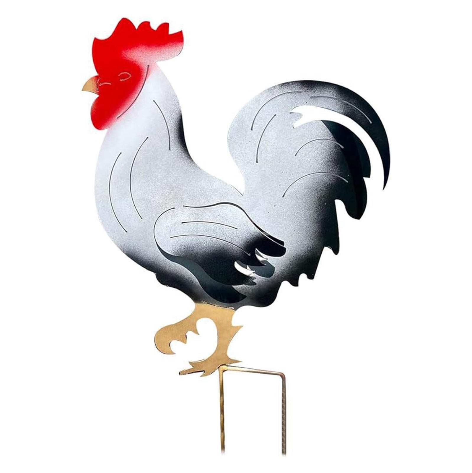 Outdoor Decorations Garden for Summer Clearance Outdoor Metal Rooster ...