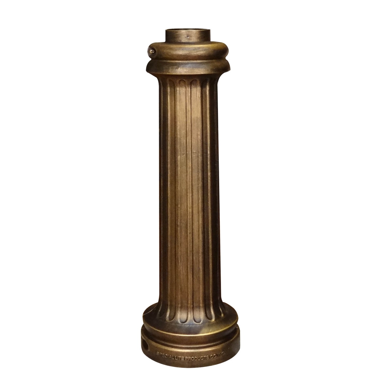Outdoor Decorative WRB1-BRZ Wrap Around Base for 3" Cast Aluminum Pole ...
