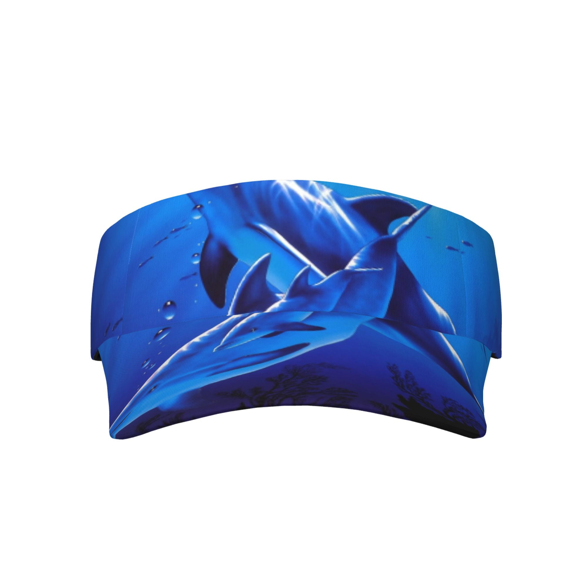 Outdoor Deep Sea Dolphins Sun Visor Hats for Women Men Adjustable ...