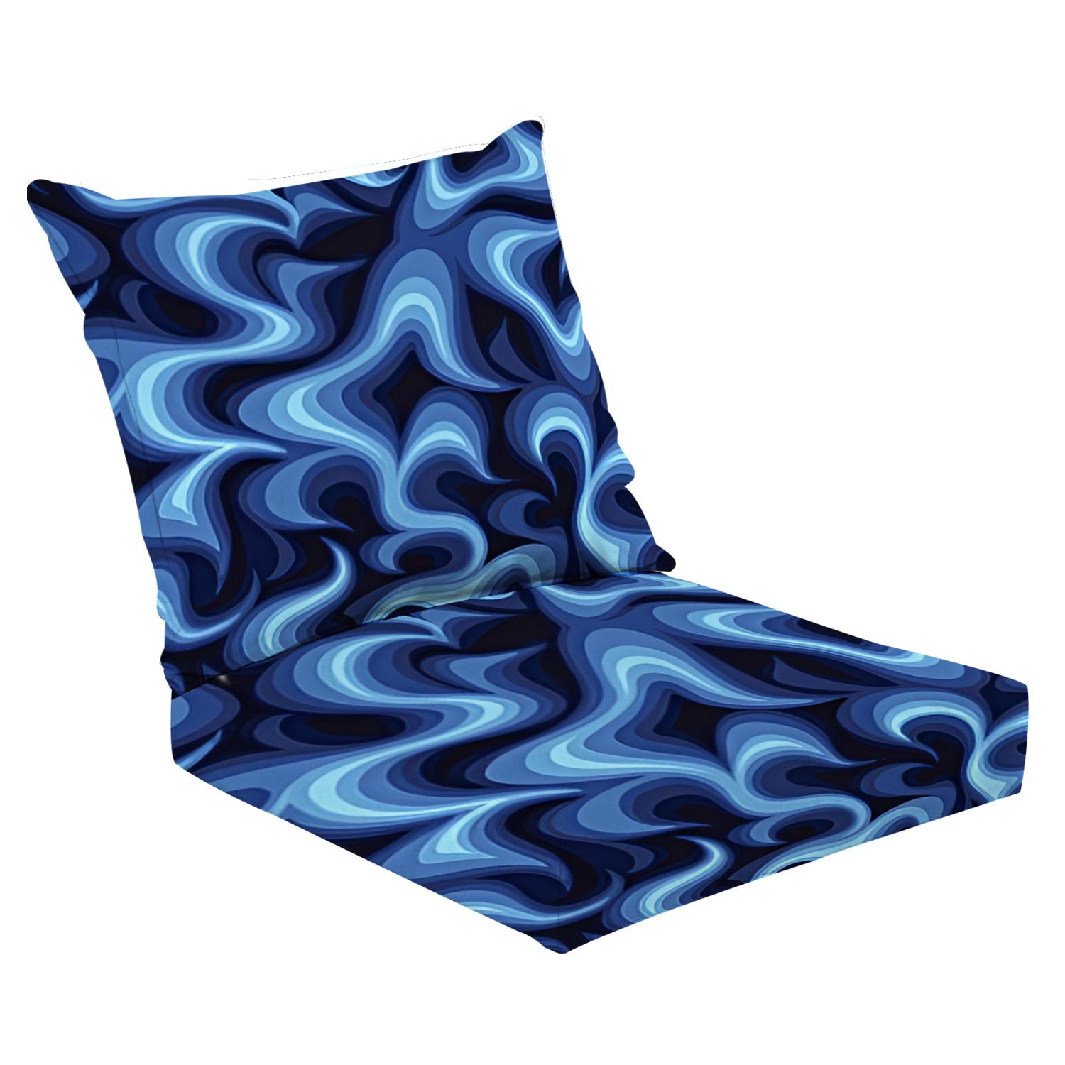 Outdoor Deep Seat Cushion Set 24" x 24" Abstract marble texture ...