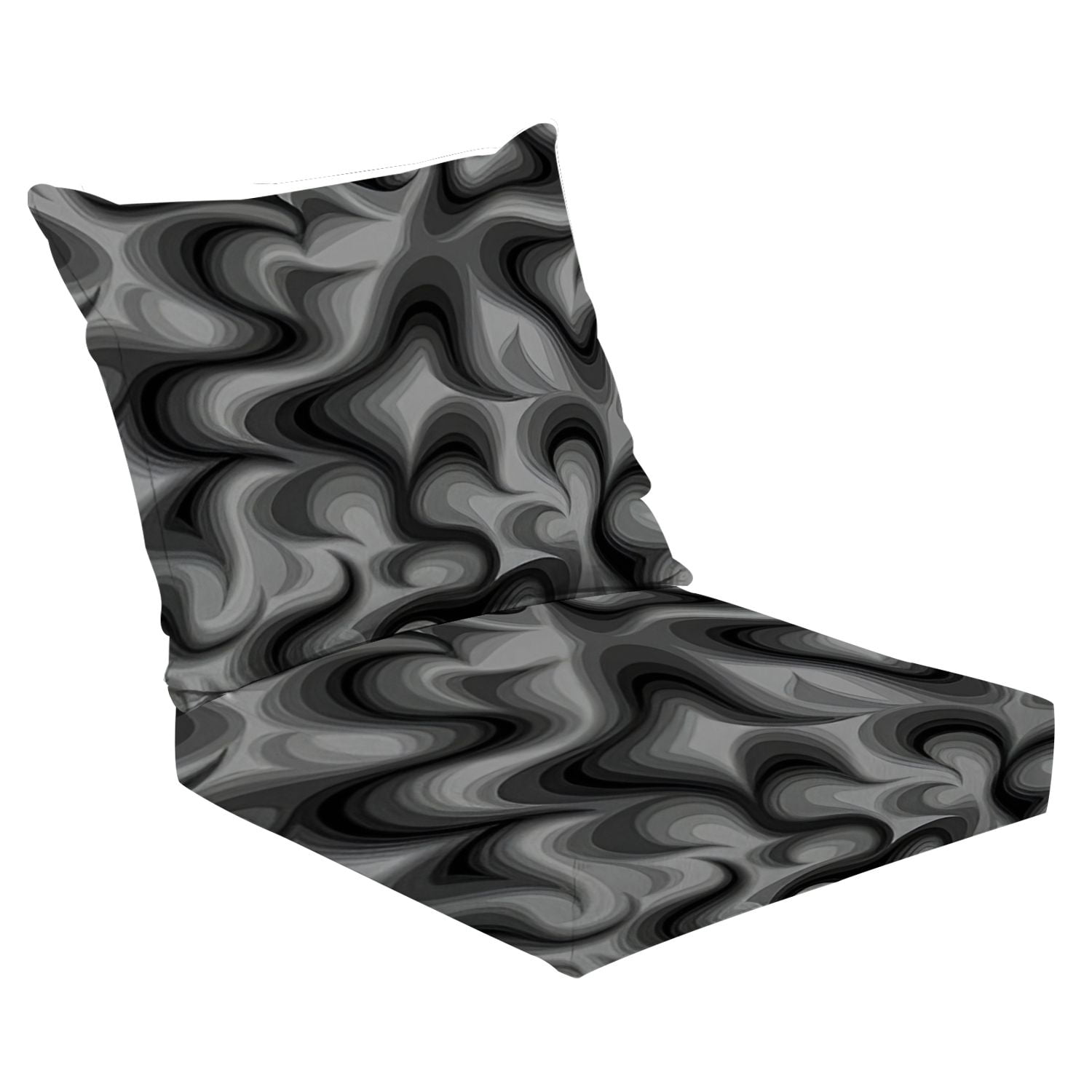 Outdoor Deep Seat Cushion Set 24" x 24" Abstract marble texture ...