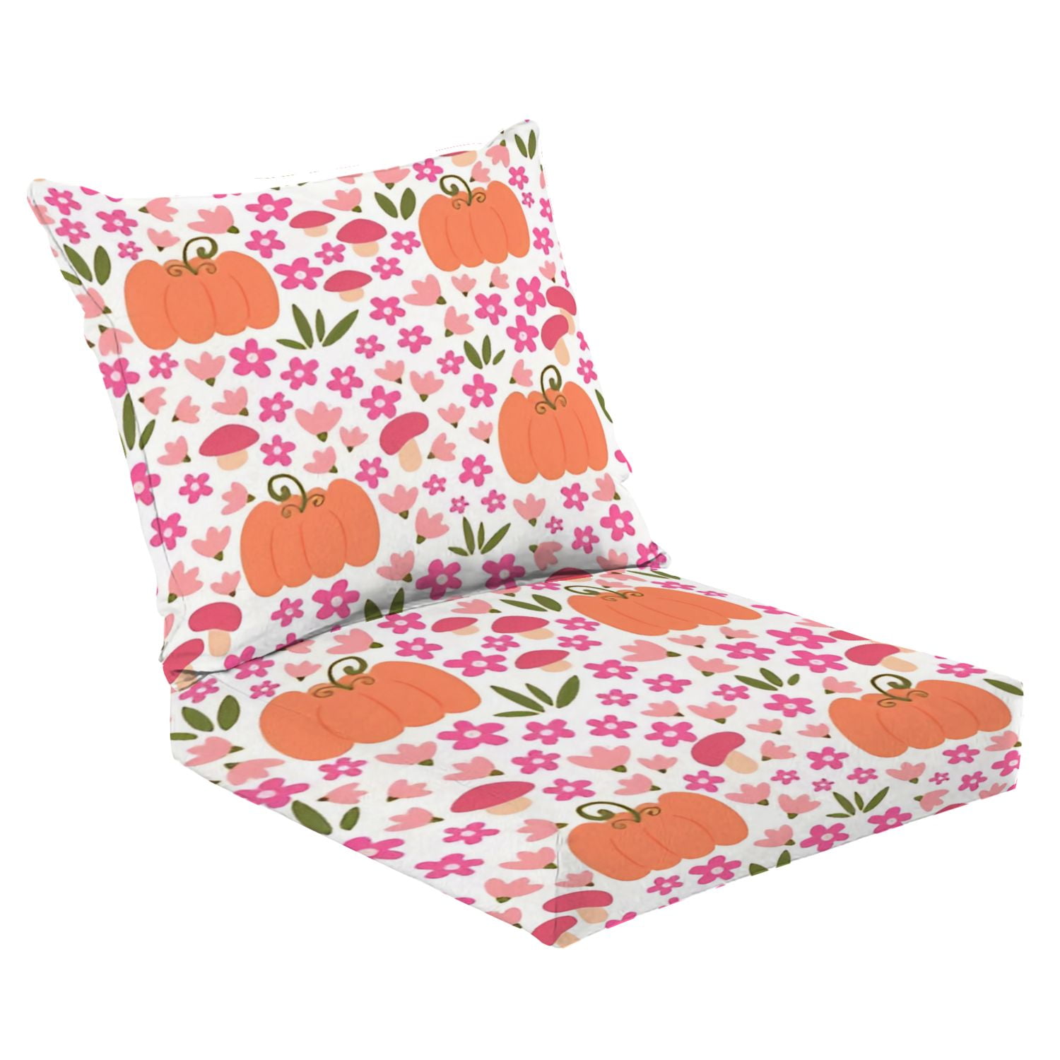 Outdoor Deep Seat Cushion Set 24" x 24" Cute colorful hand drawn ...