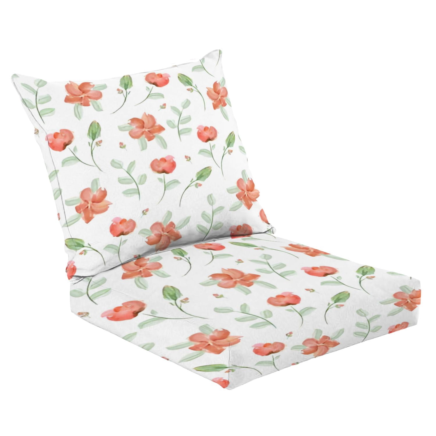 Outdoor Deep Seat Cushion Set 24" x 24" delicate seamless pattern ...