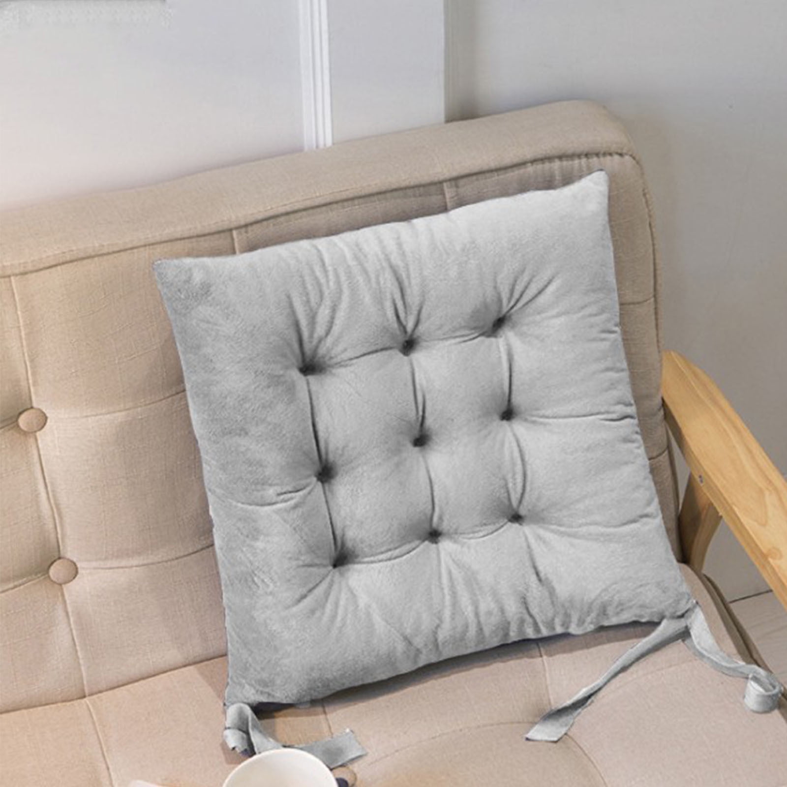 Outdoor Deep Seat Cushions, Extra Thick Foam Chair Cushion Floor ...