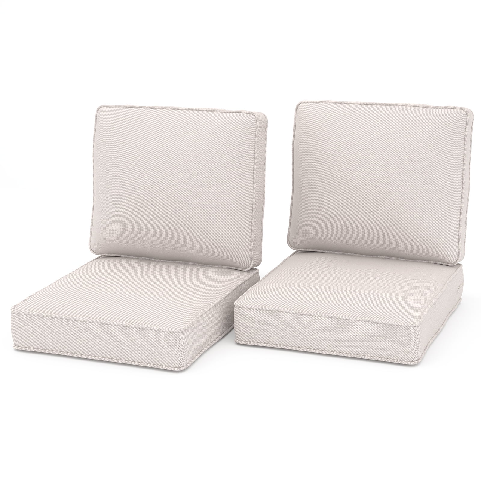Outdoor Deep Seat Cushions Set 23x24 inch Outdoor Deep Seat Cushions ...