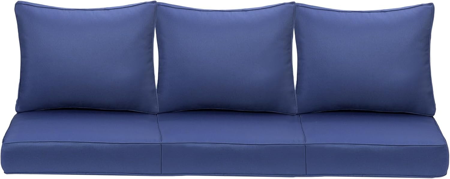 Outdoor Deep Seating Cushion Set, 24" x 24", Waterproof & Fade ...