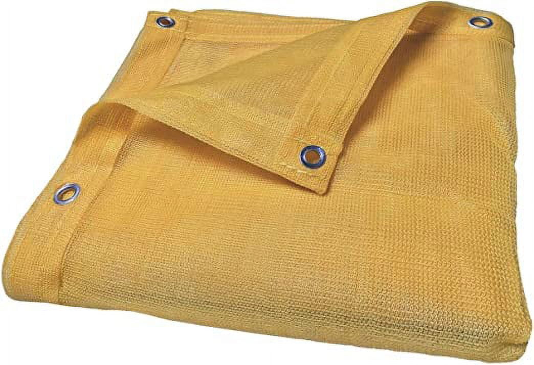 Outdoor Desert Mesh Tarp / Construction Fence Screen Shade (Tan) (6' x ...