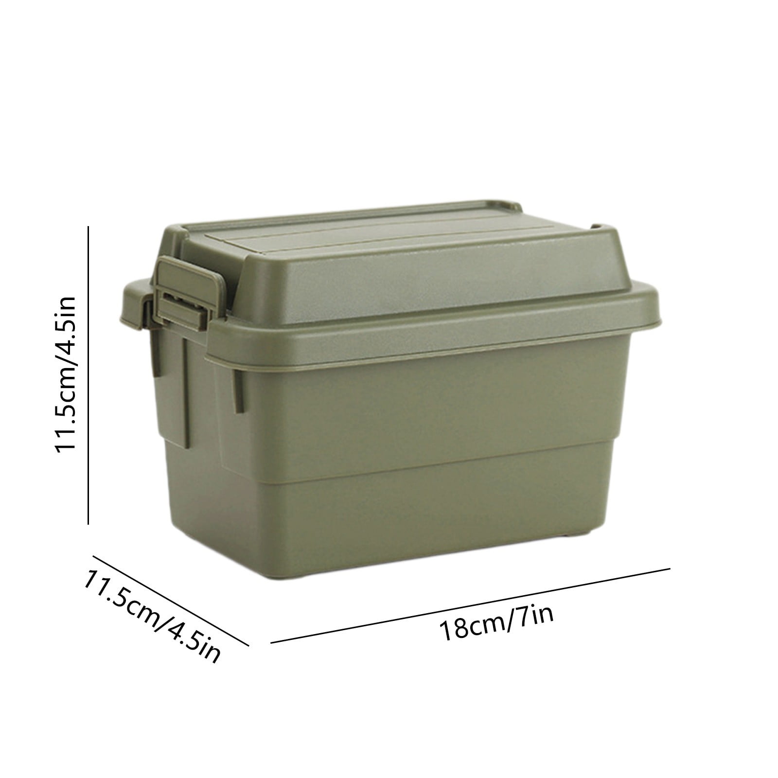 Outdoor Desktop Mini Storage Box Portable Picnic Basket Camping BBQ ...