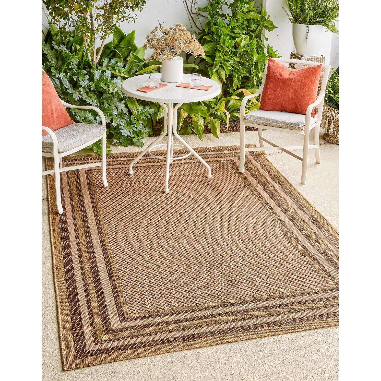 Outdoor Dimension Collection Area Rug Light Brown - 5'3"x8' - Walmart.com