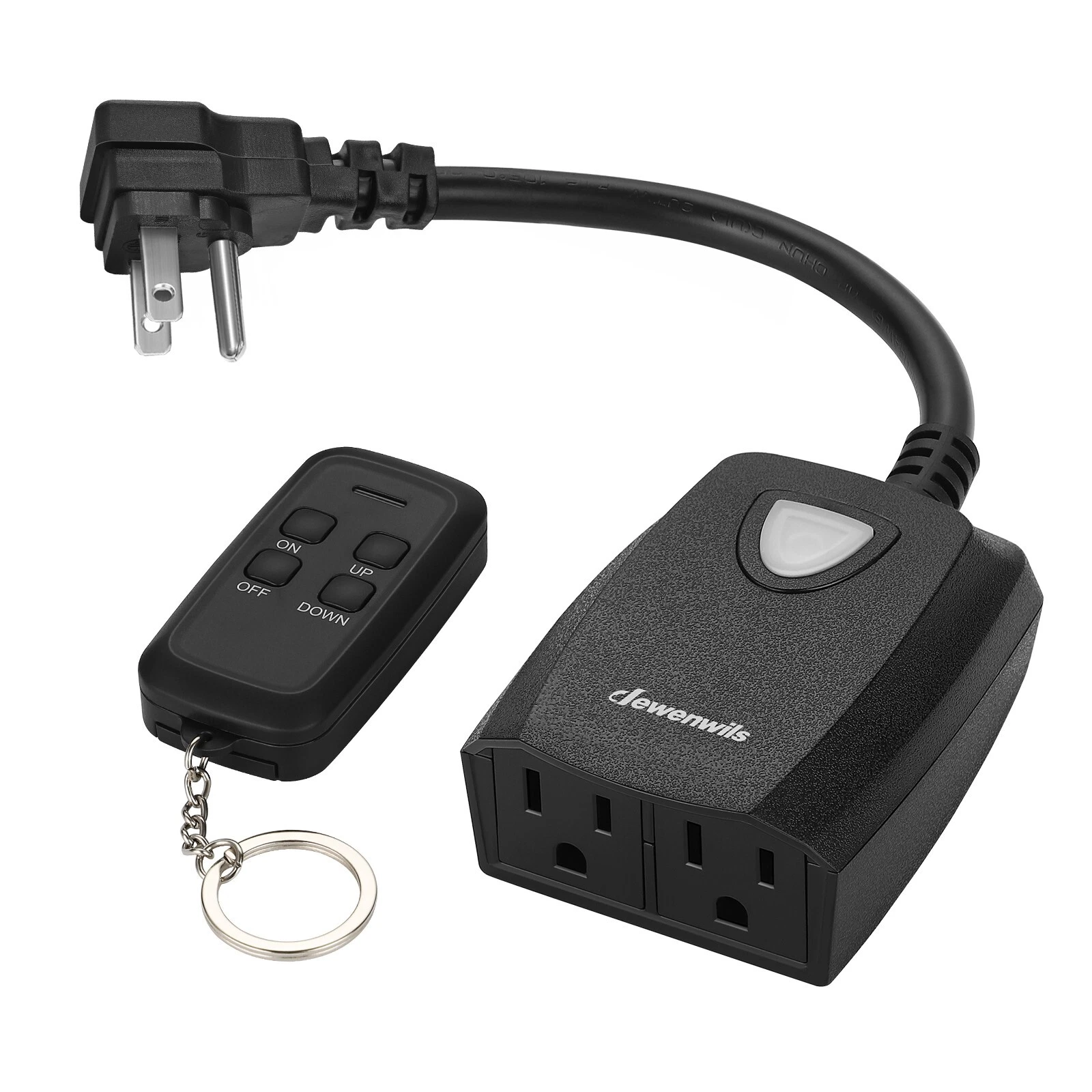 Outdoor Dimmer for String Lights, Remote Control Light Dimmer Plug in ...