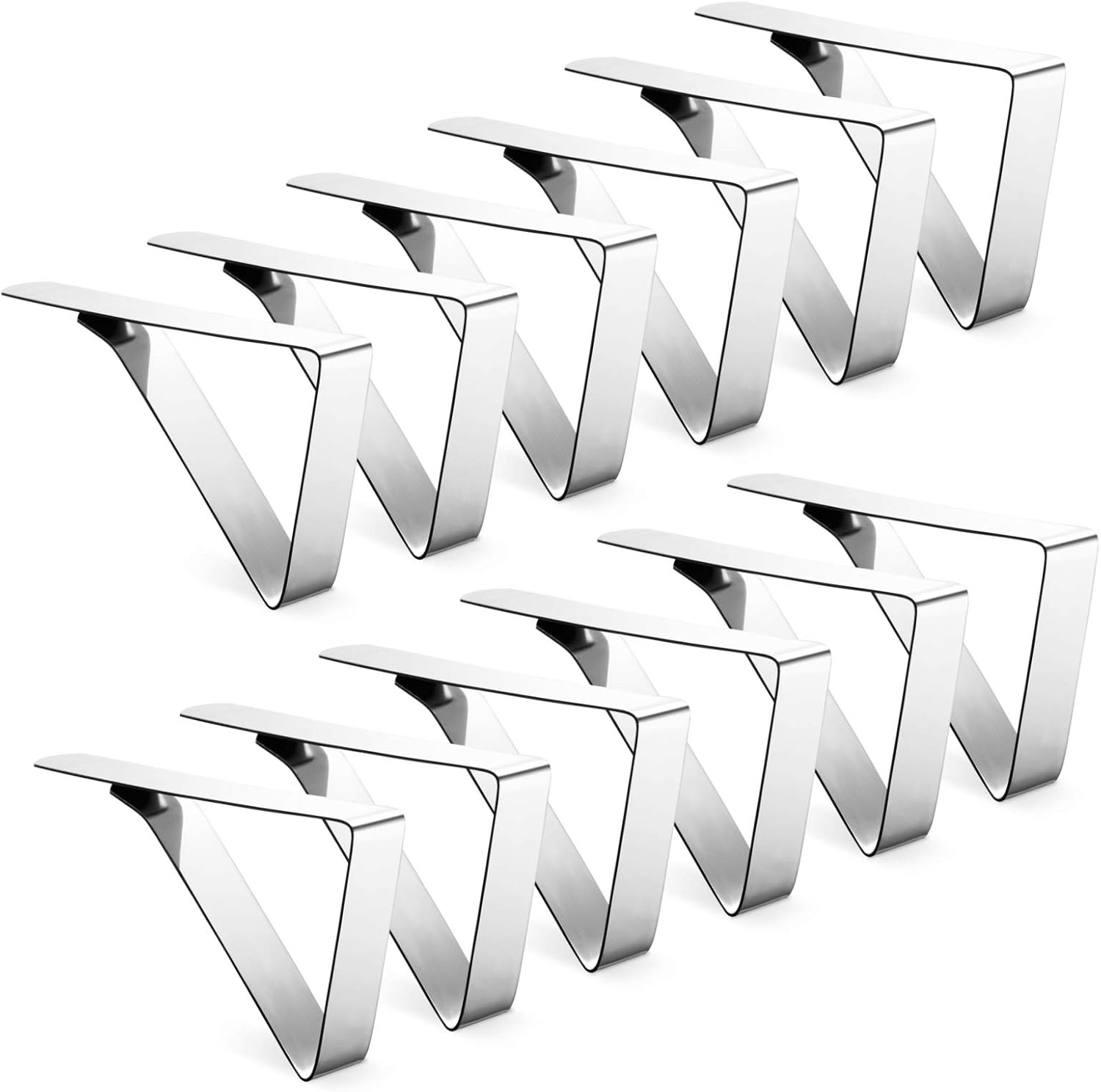 Outdoor Dining Companion, Stainless Steel Table Cloth Cover Clamps ...