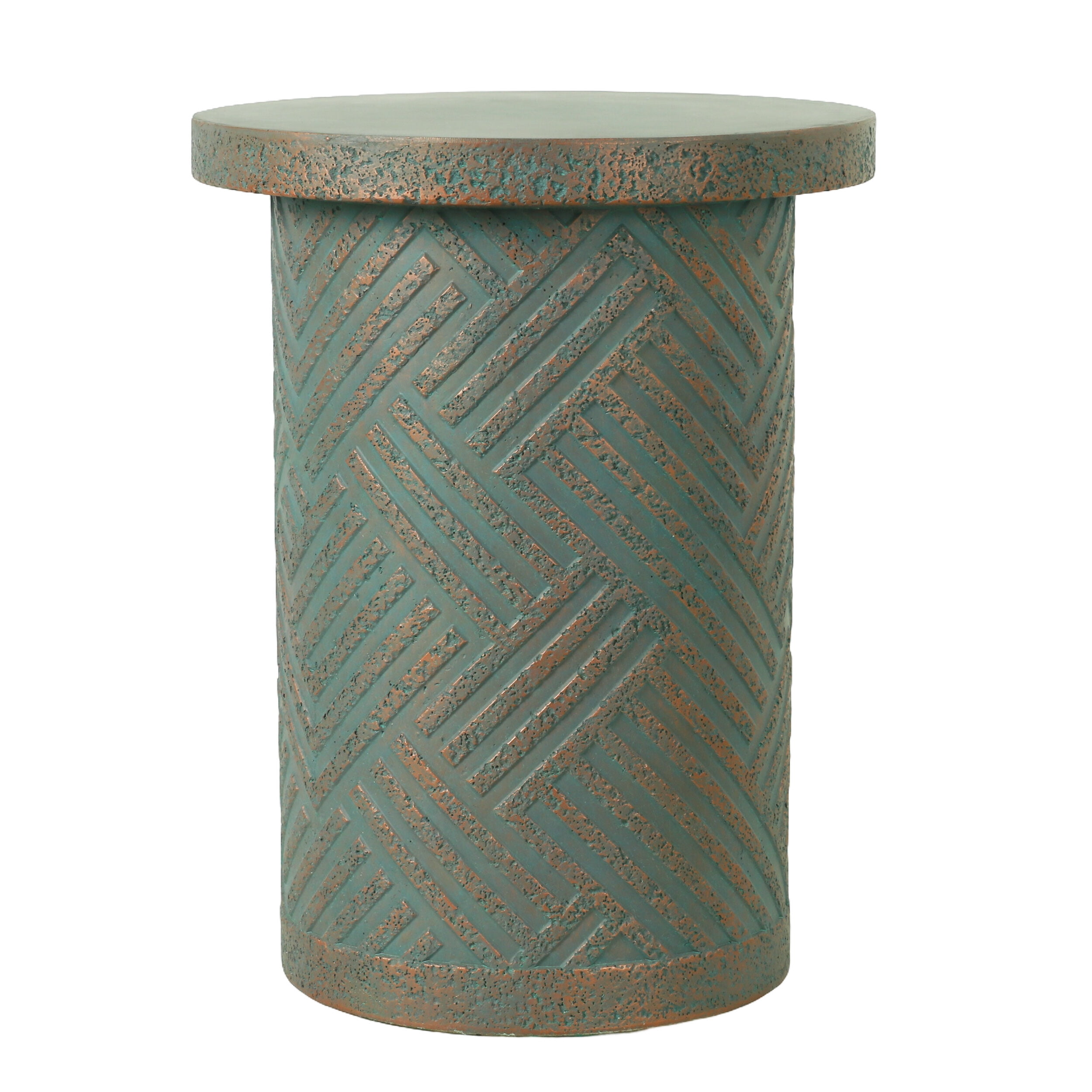 Outdoor Dining Table Cement Outdoor End Tables for Patio, GardenAccent ...