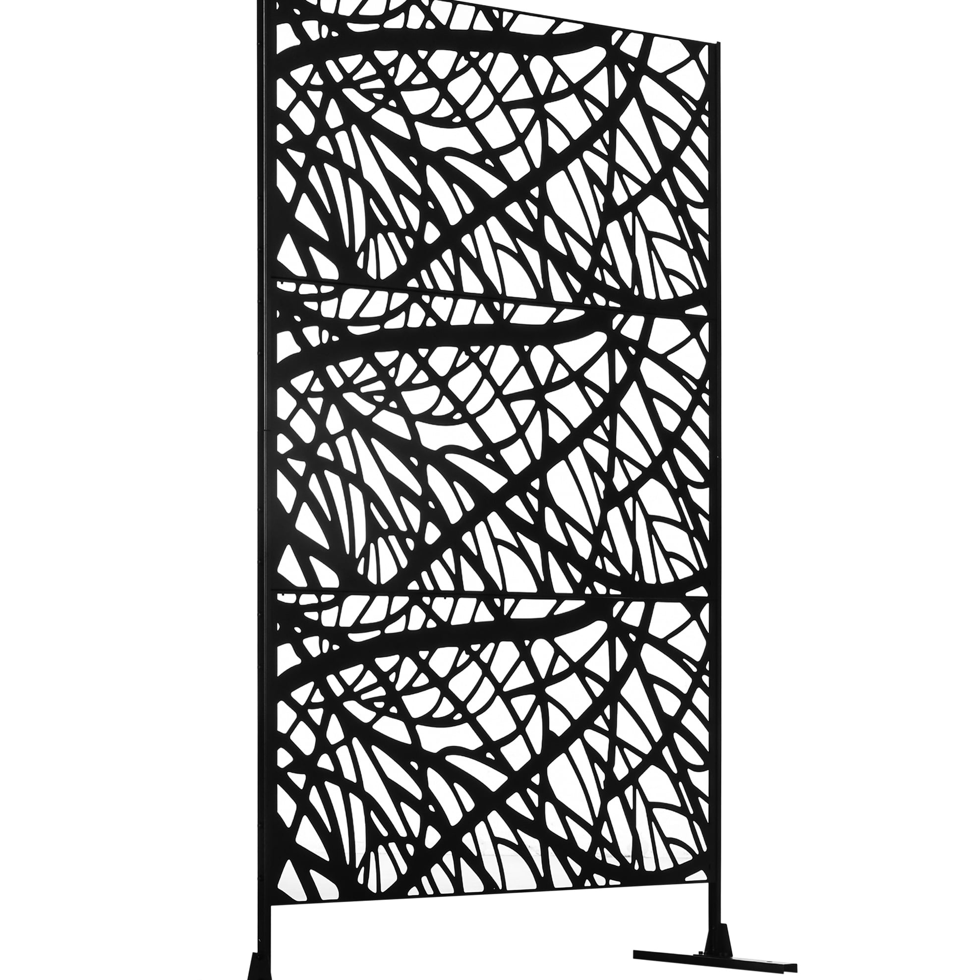 Outdoor Divider Screen, 6.5ft. Decorative For Backyard & Walkway ...
