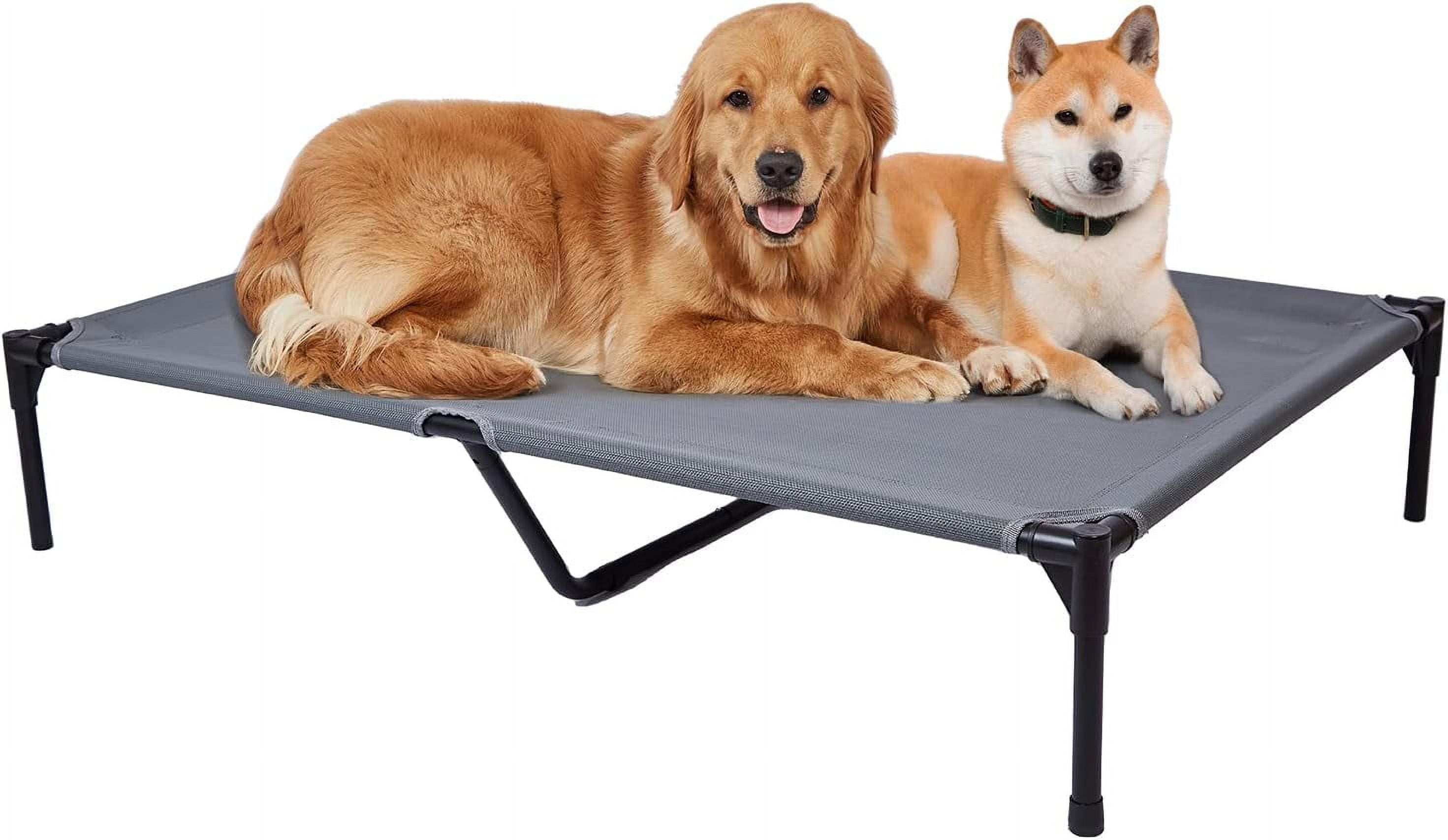 Outdoor Dog Bed - Dog Cots for Large Dogs XL, Heavy Duty Raised Cot ...