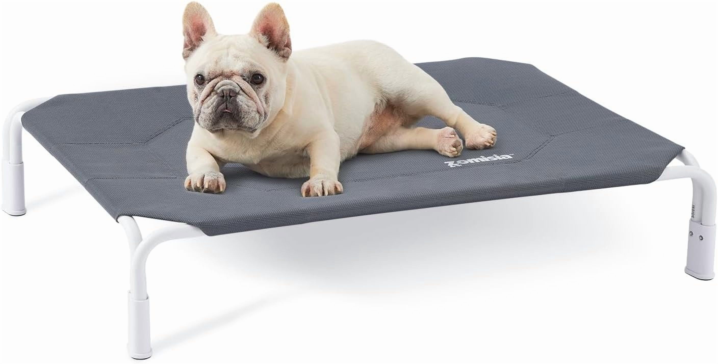 Outdoor Dog Cot Bed, Tool-Free Assembly, Elevated Raised Dog Cooling ...