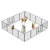 Outdoor Dog Pens Foldable 32” Height Heavy Duty Metal Playpen Anti-Rust ...
