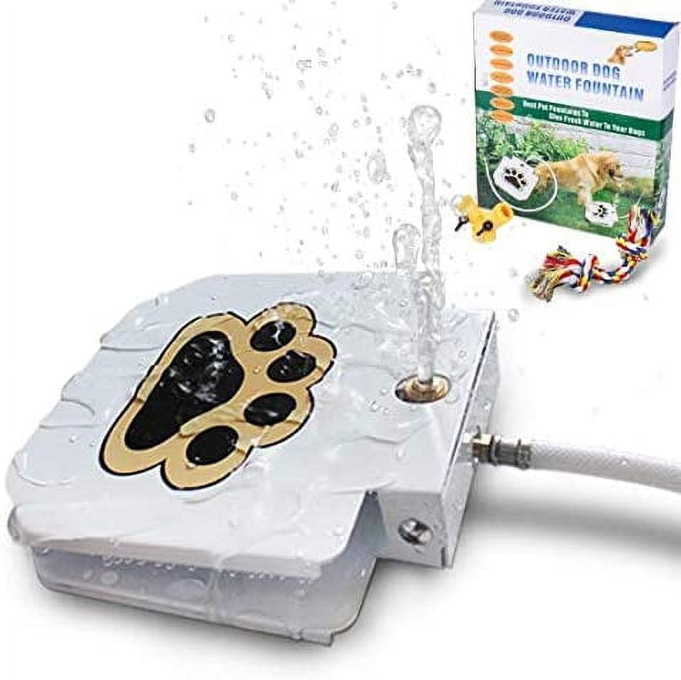 Outdoor Dog Pet Water Sprinkler Easy Activated Dog Water Fountain Toy ...