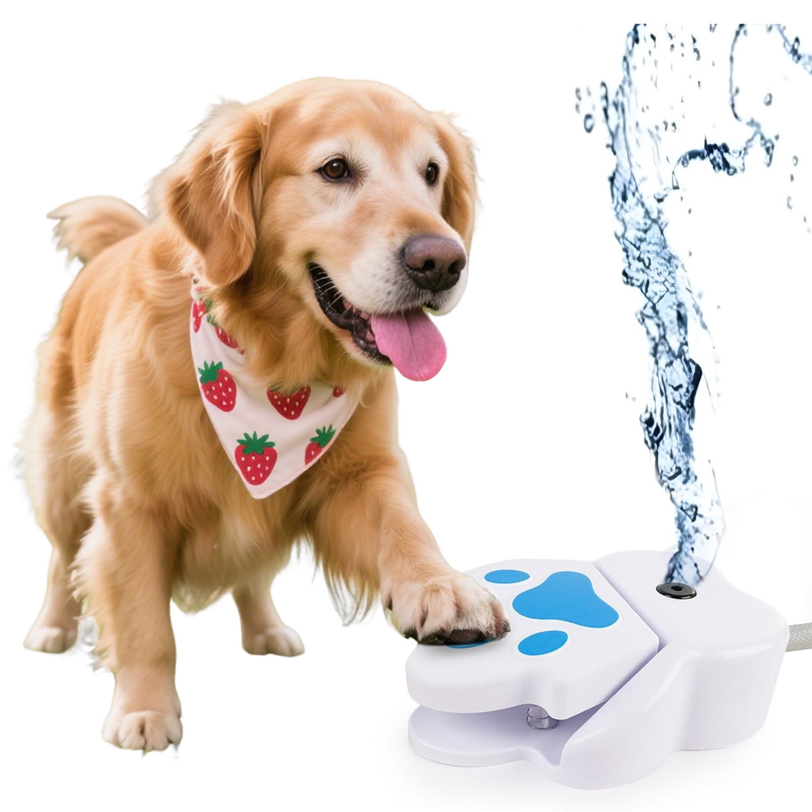 Outdoor Dog Water Fountain Dog Pet Water Sprinkler Easy Activated Dog ...