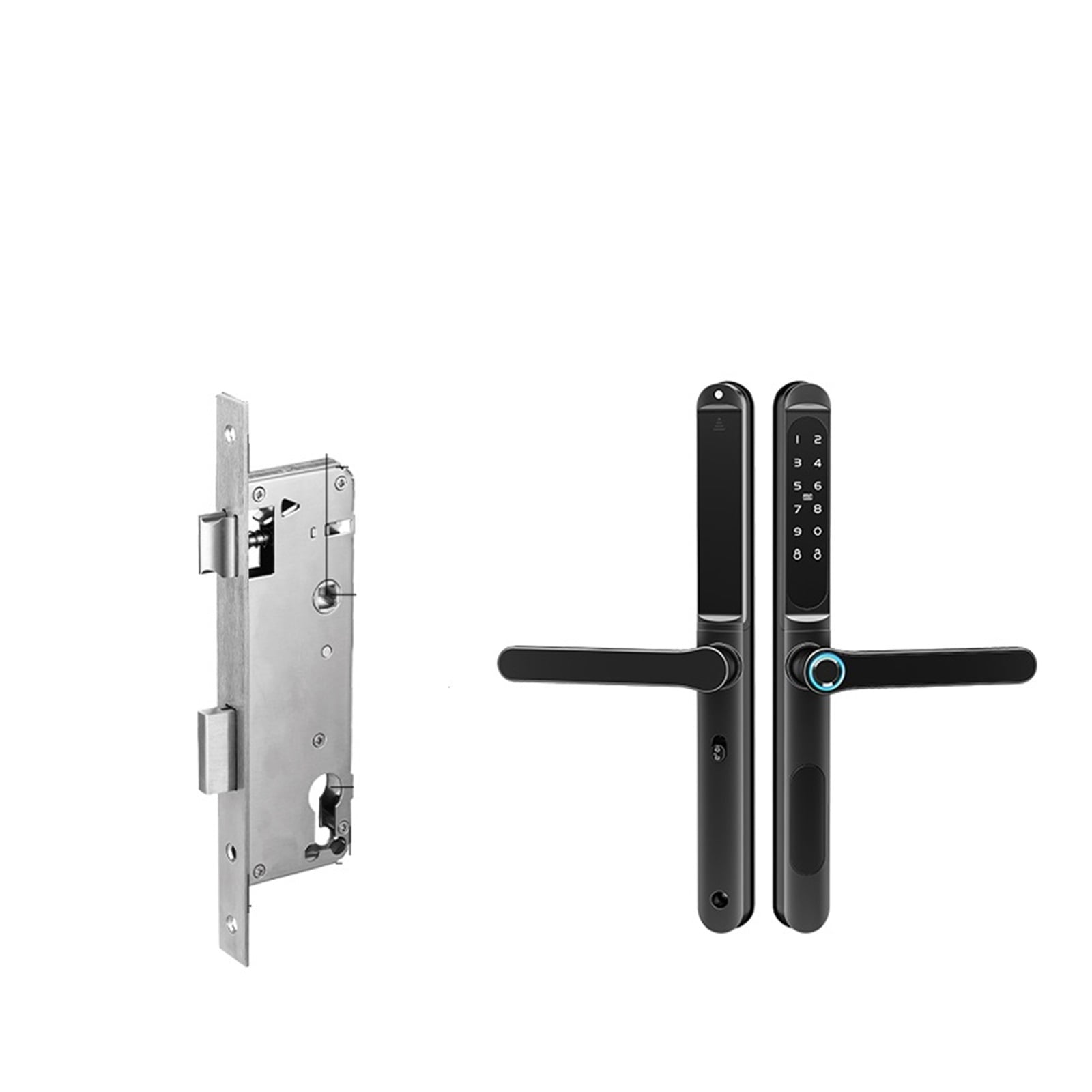 Outdoor Door Fingerprint Lock Bluetooth Electronic Smart Door Lock ...