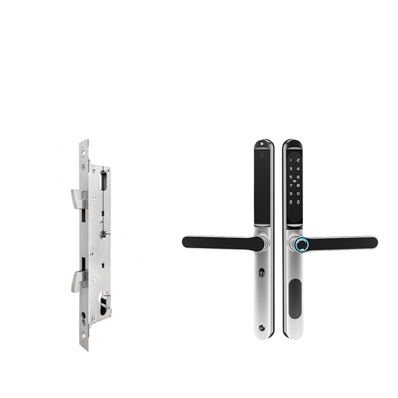 Outdoor Door Fingerprint Lock Bluetooth Electronic Smart Door Lock ...