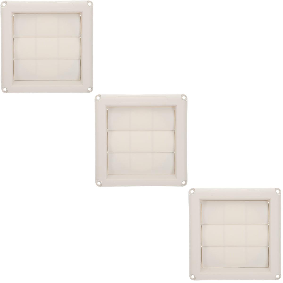 Outdoor Dryer Vent Cover Exhaust Duct Port Exterior Louvered Covers ...