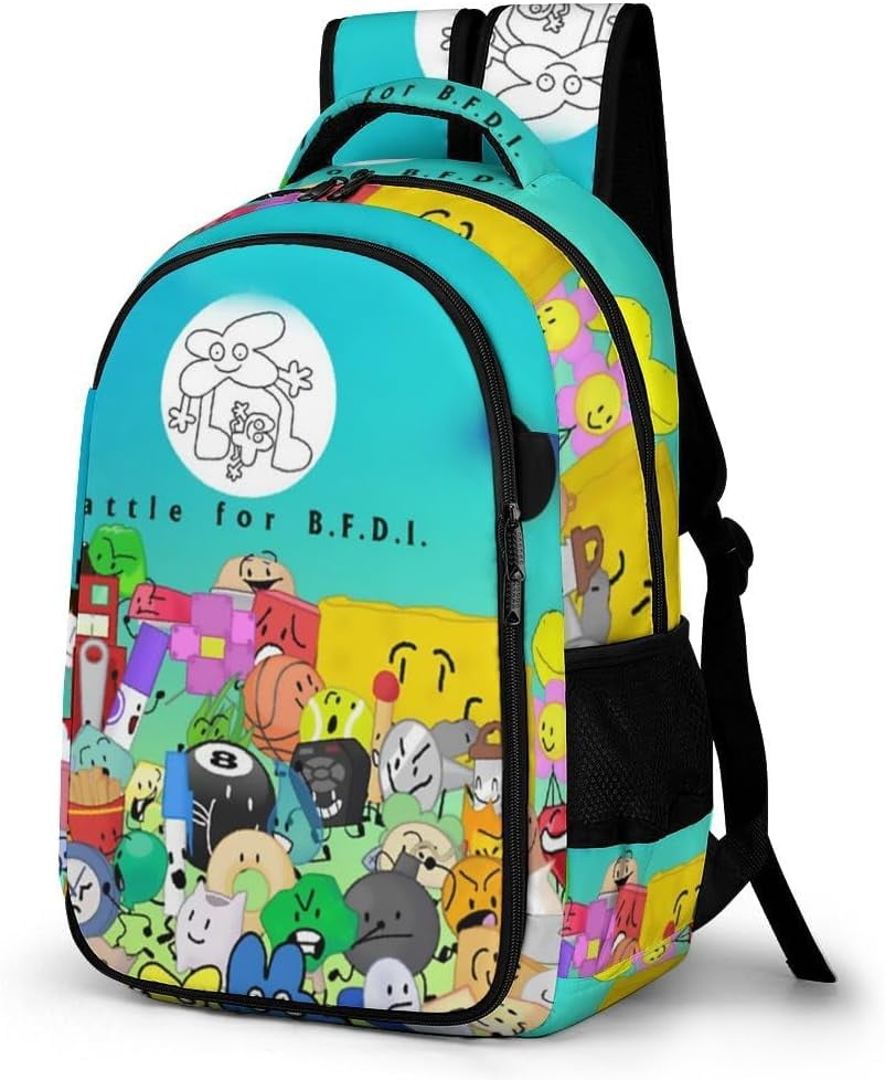Outdoor Durable Refrigerator Pocket Backpack Battle Anime for Bfdi ...