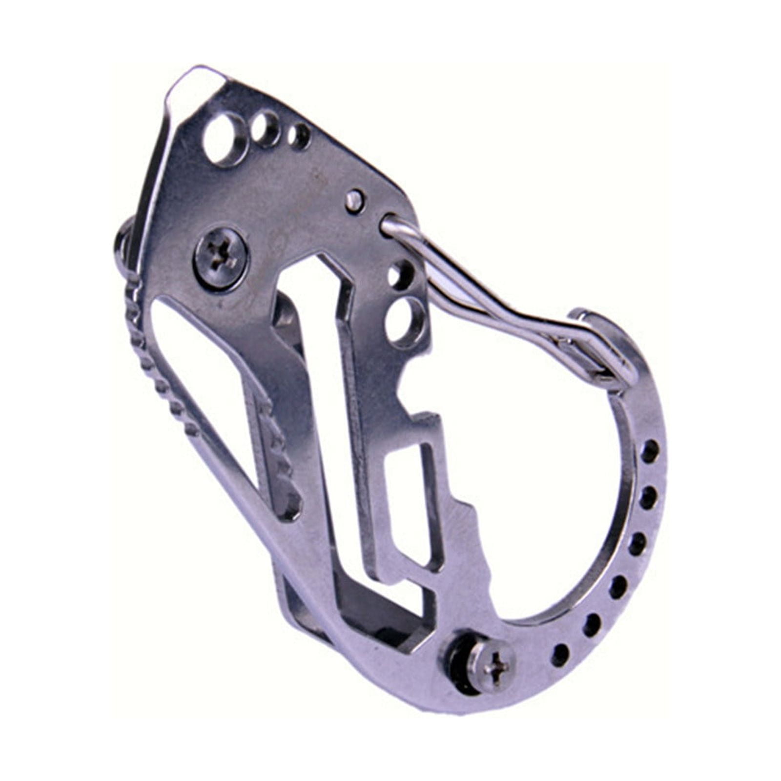 Outdoor EDC Multi-purpose Key Clip With Bottle Opener Carabiner Clip ...