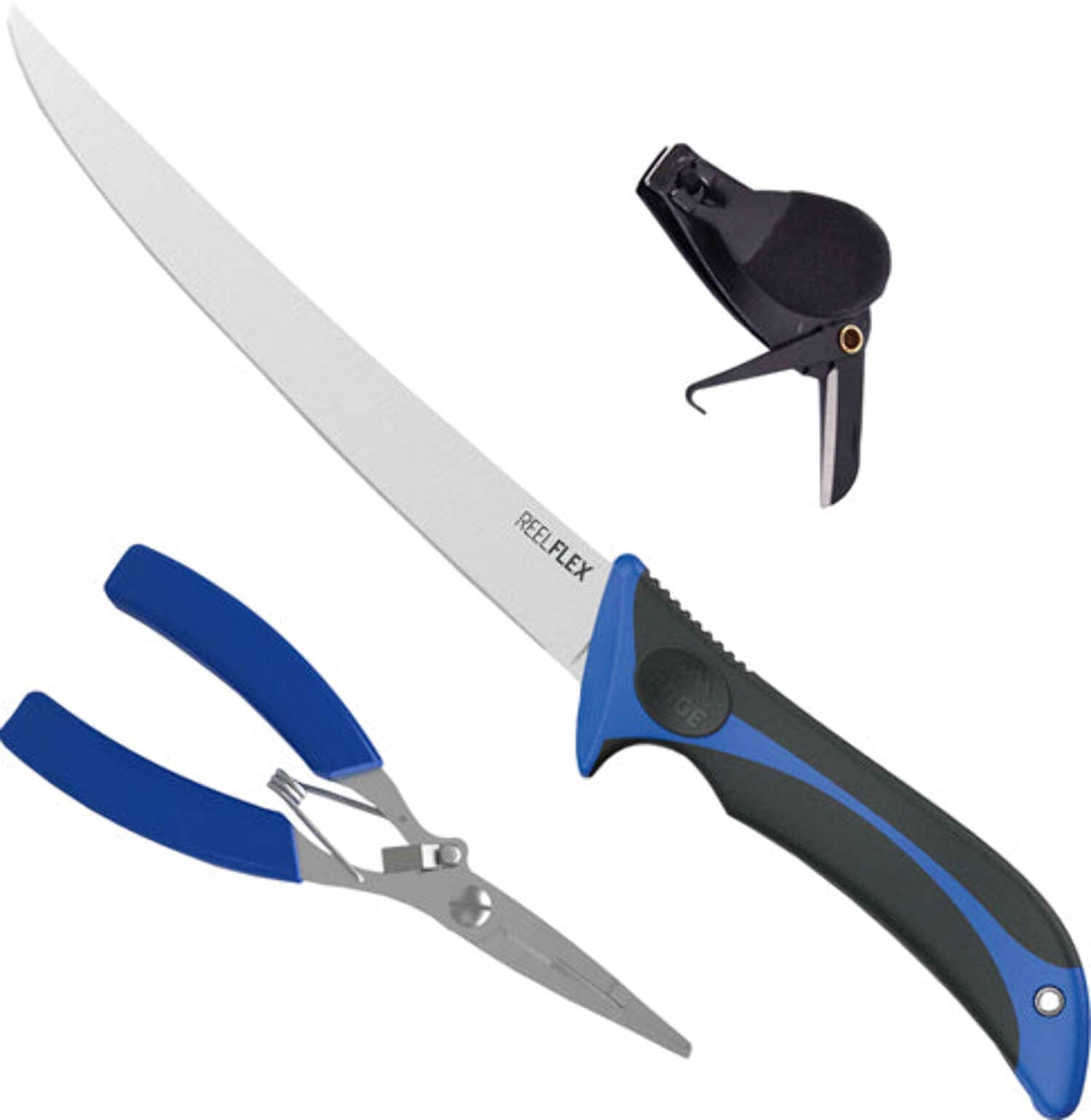 Outdoor Edge 7.5" ReelFlex Fillet Set with Sheath, Pliers, and Nippers ...