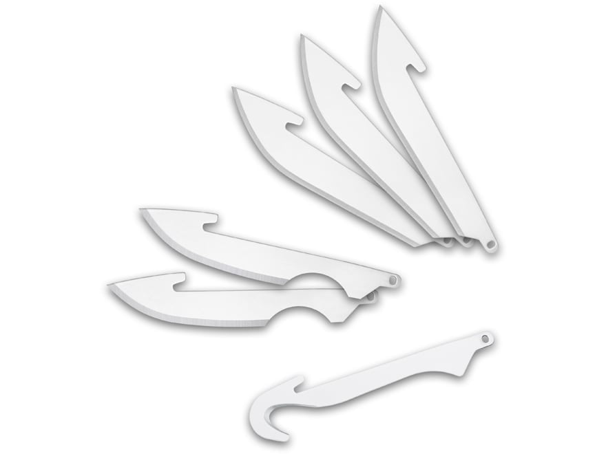 Outdoor Edge RRC30-6 Replacement Blades, 6-Pack, 420J2 Stainless, Drop ...
