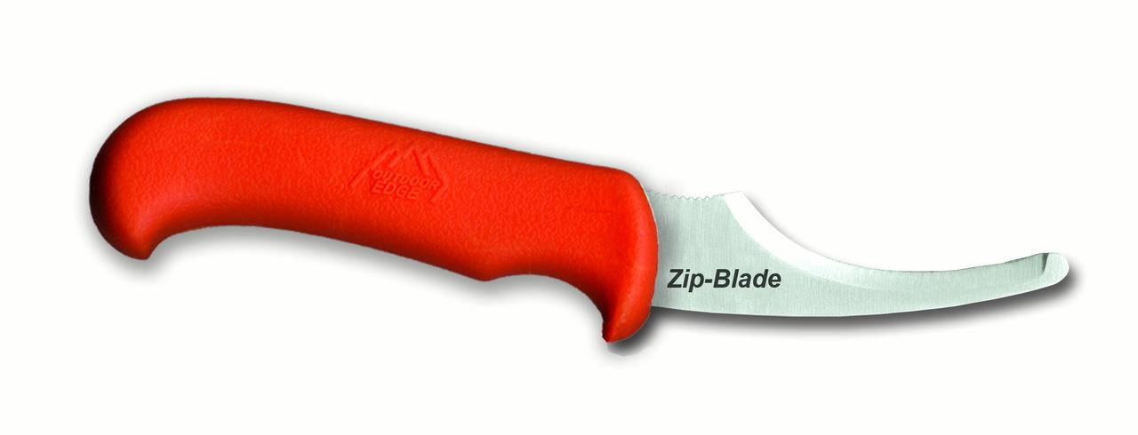 Outdoor Edge Cutlery Zip Blade 4in Fixed Blade Knife, Orange - Walmart.com