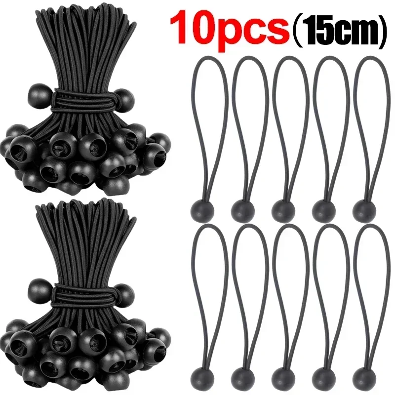 Outdoor Elastic Ball Rope Bungee Cords Portable Tent Fixing Tarpaulin ...
