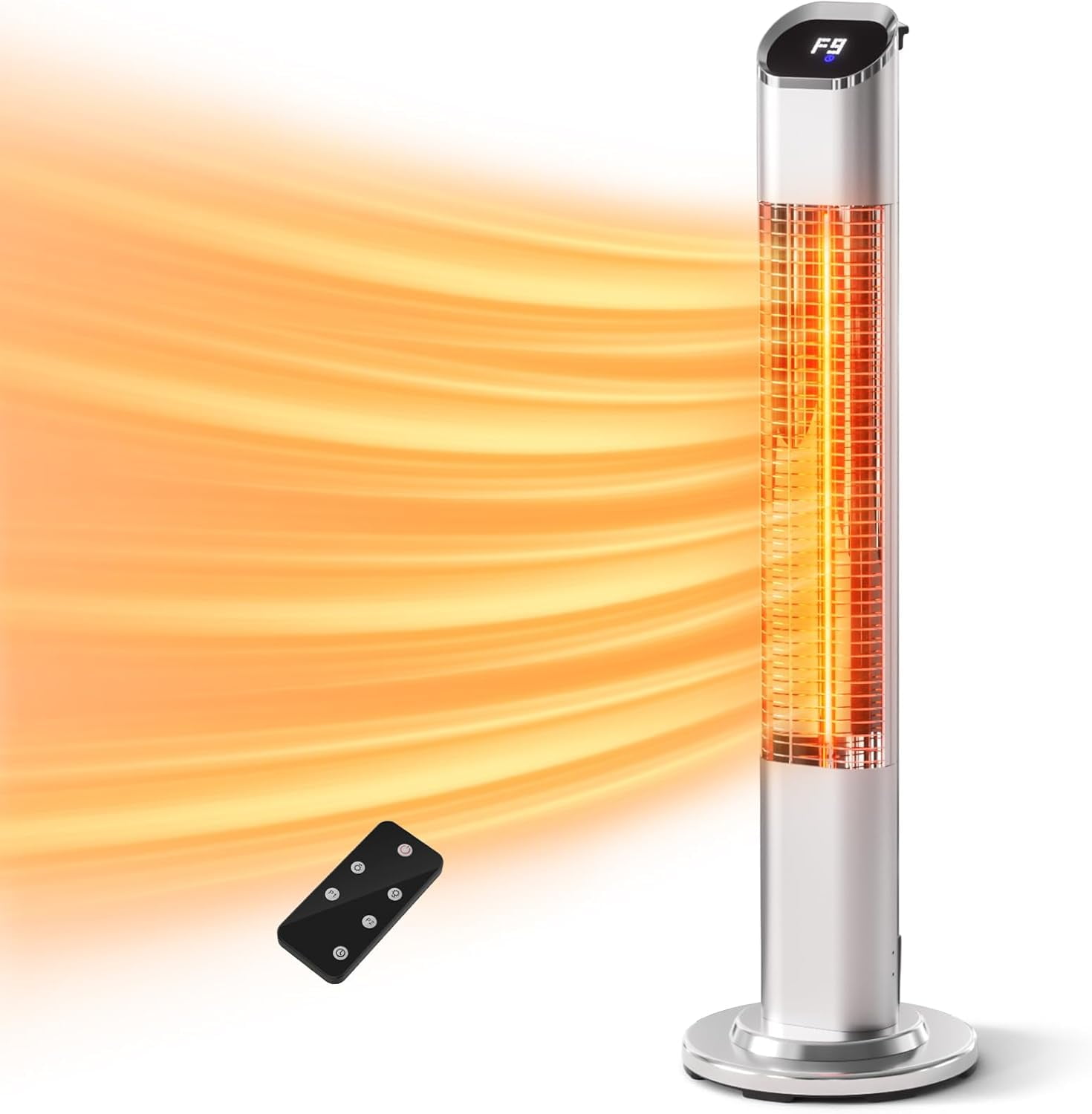 Outdoor Electric Patio Heater, PATIOBOSS 40in Infrared Heater with ...