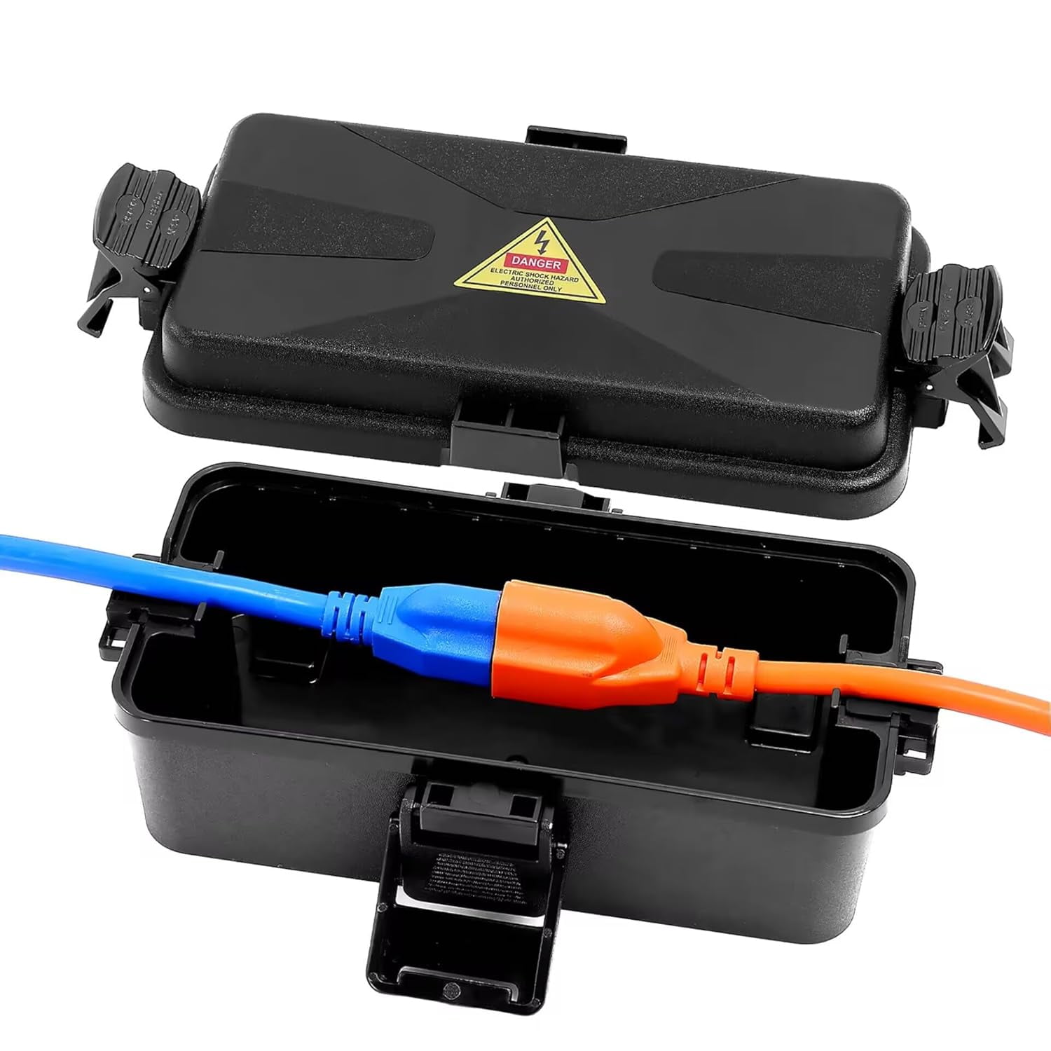 Outdoor Electrical Box Waterproof IP54 Black Outdoor Extension Cord ...