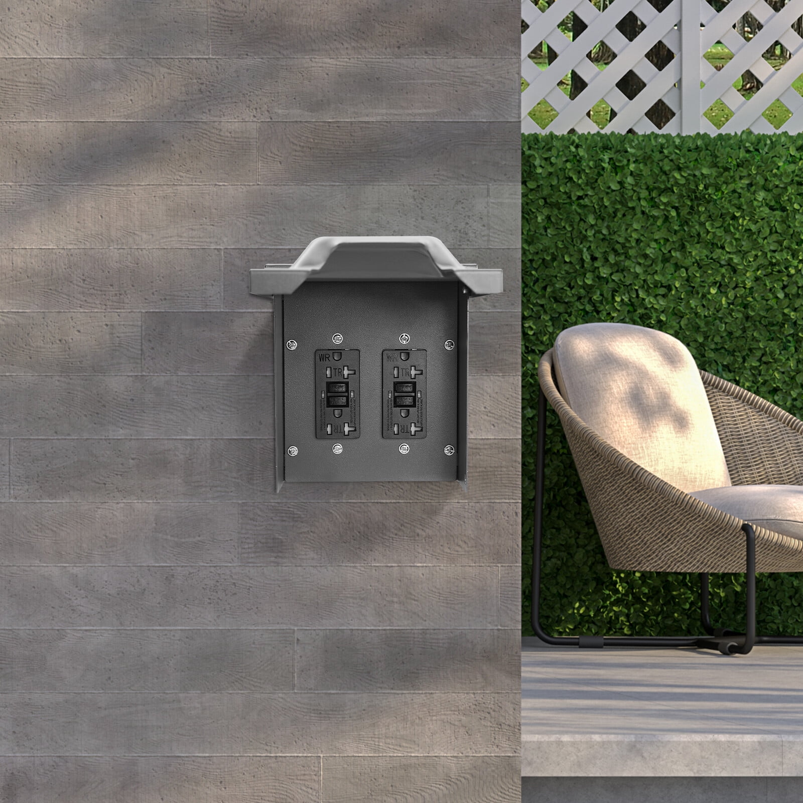 Outdoor Electrical Outlet Box, Waterproof Outlet Box, Electrical Outlet ...