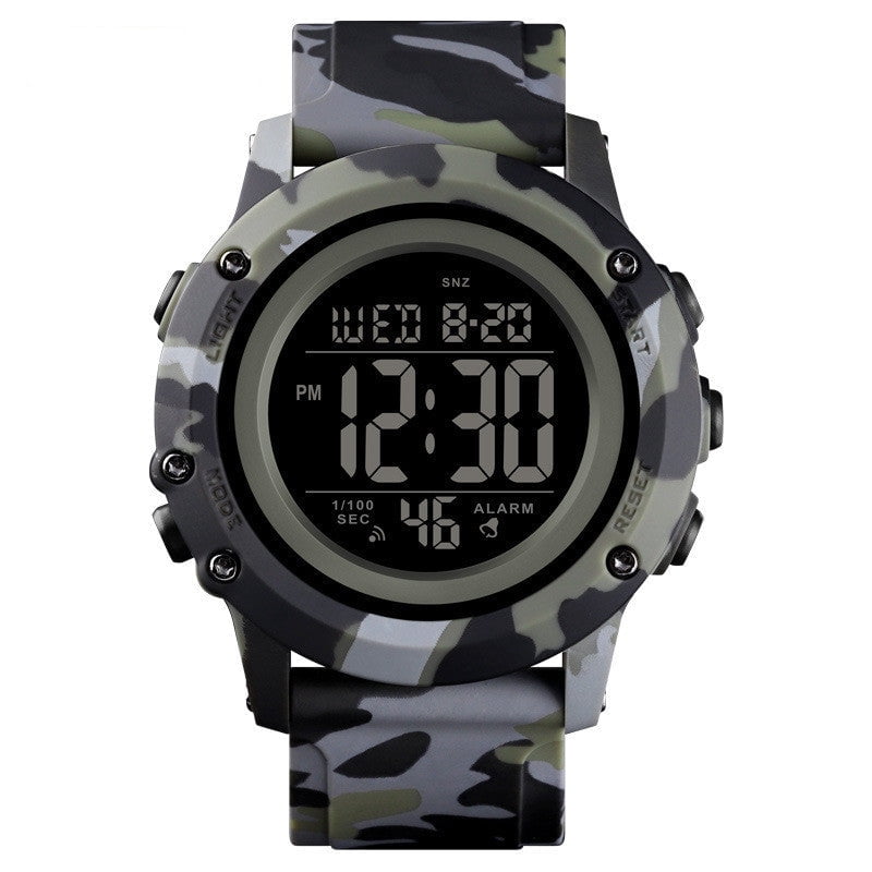 Outdoor Electronic Watch with Chronograph Stopwatch, Countdown Timer ...