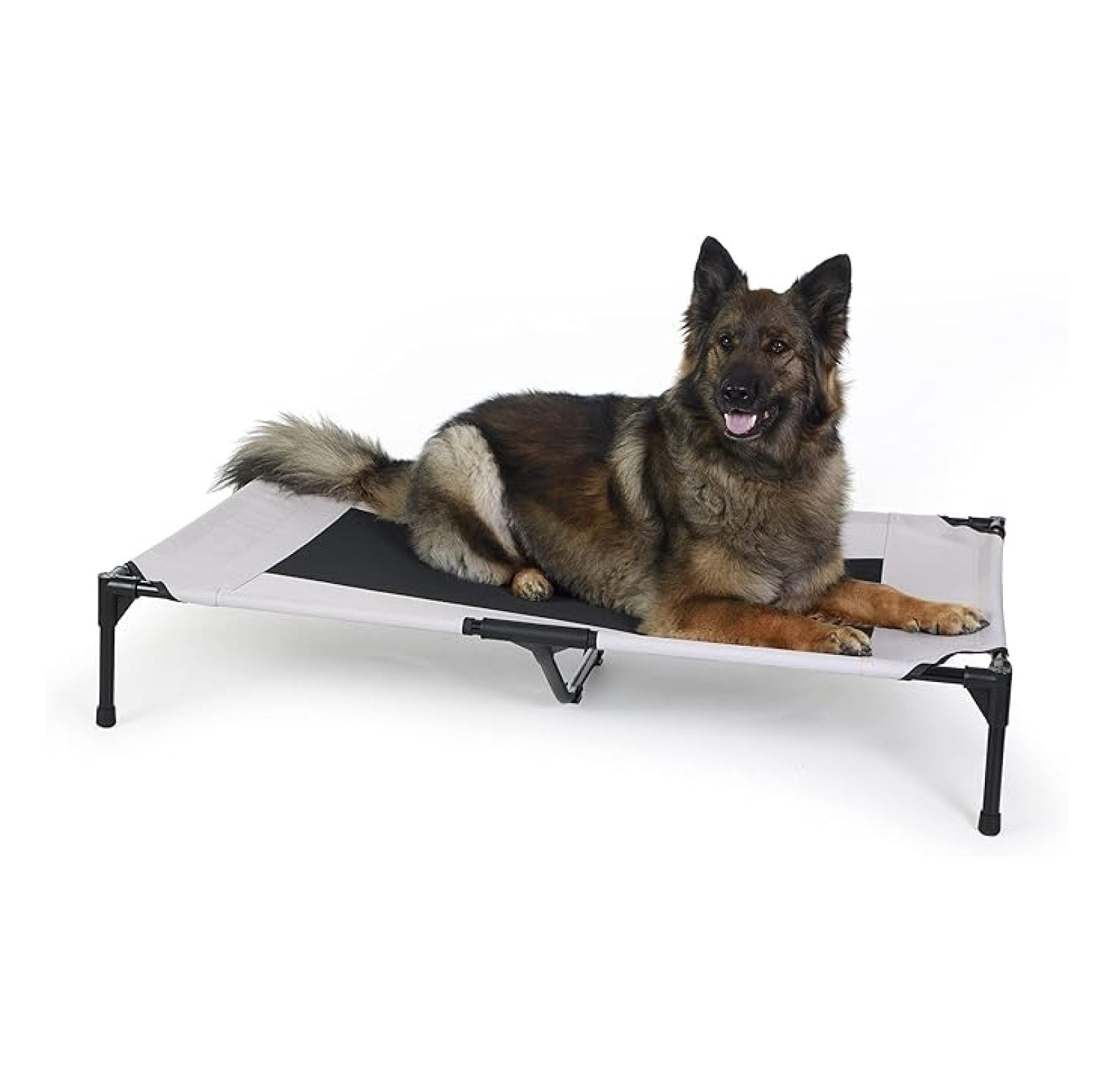Outdoor Elevated Dog Cot, Breathable Cooling Elevated Cot Hammock Pet ...