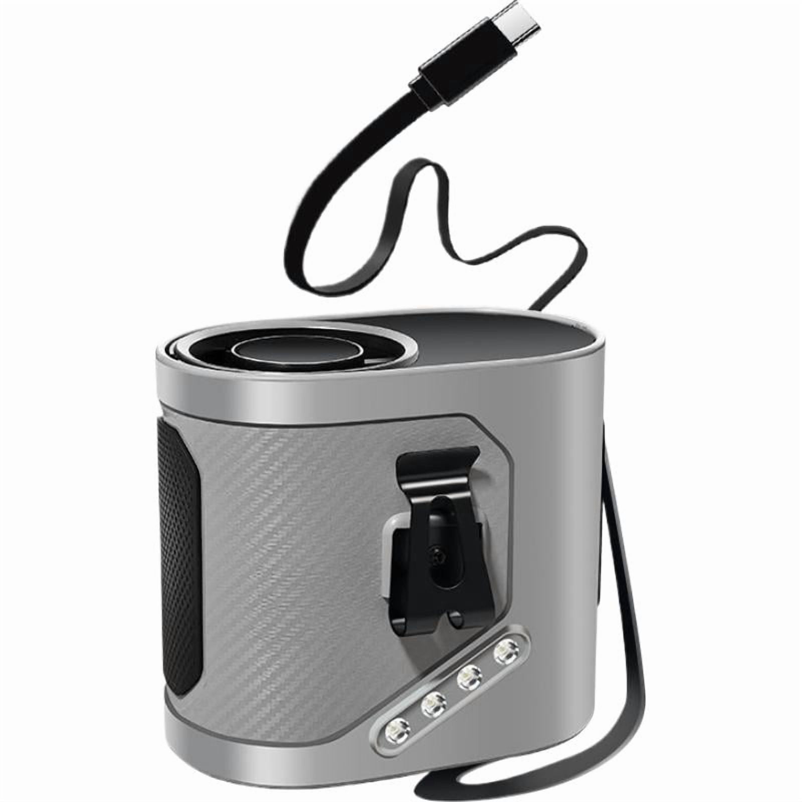 Outdoor Essential Retractable Wire High-speed Waist Hanging 6000mah Fan ...