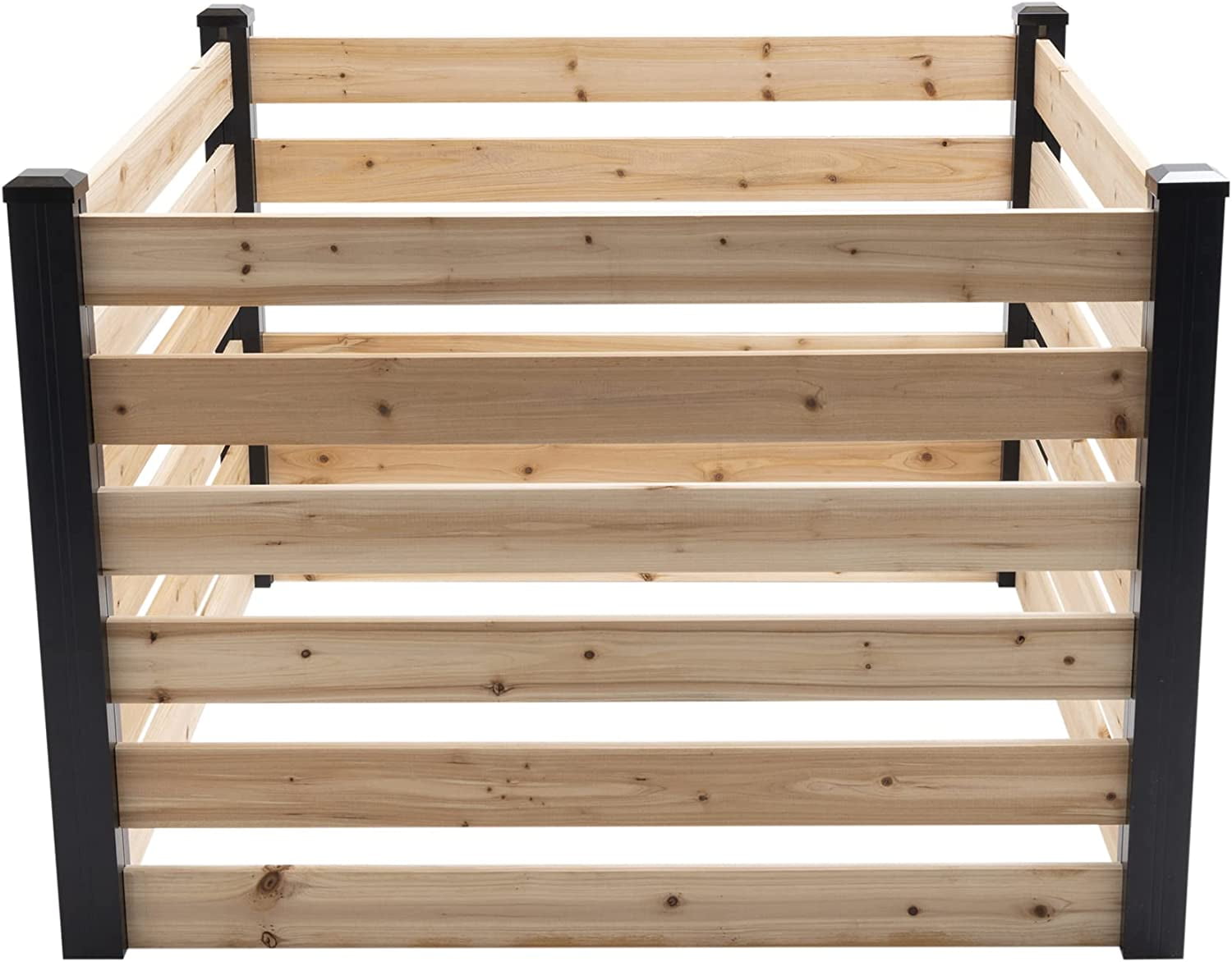 Outdoor Essentials Haven 4 ft. x 4 ft. Cedar Compost Bin - Walmart.com