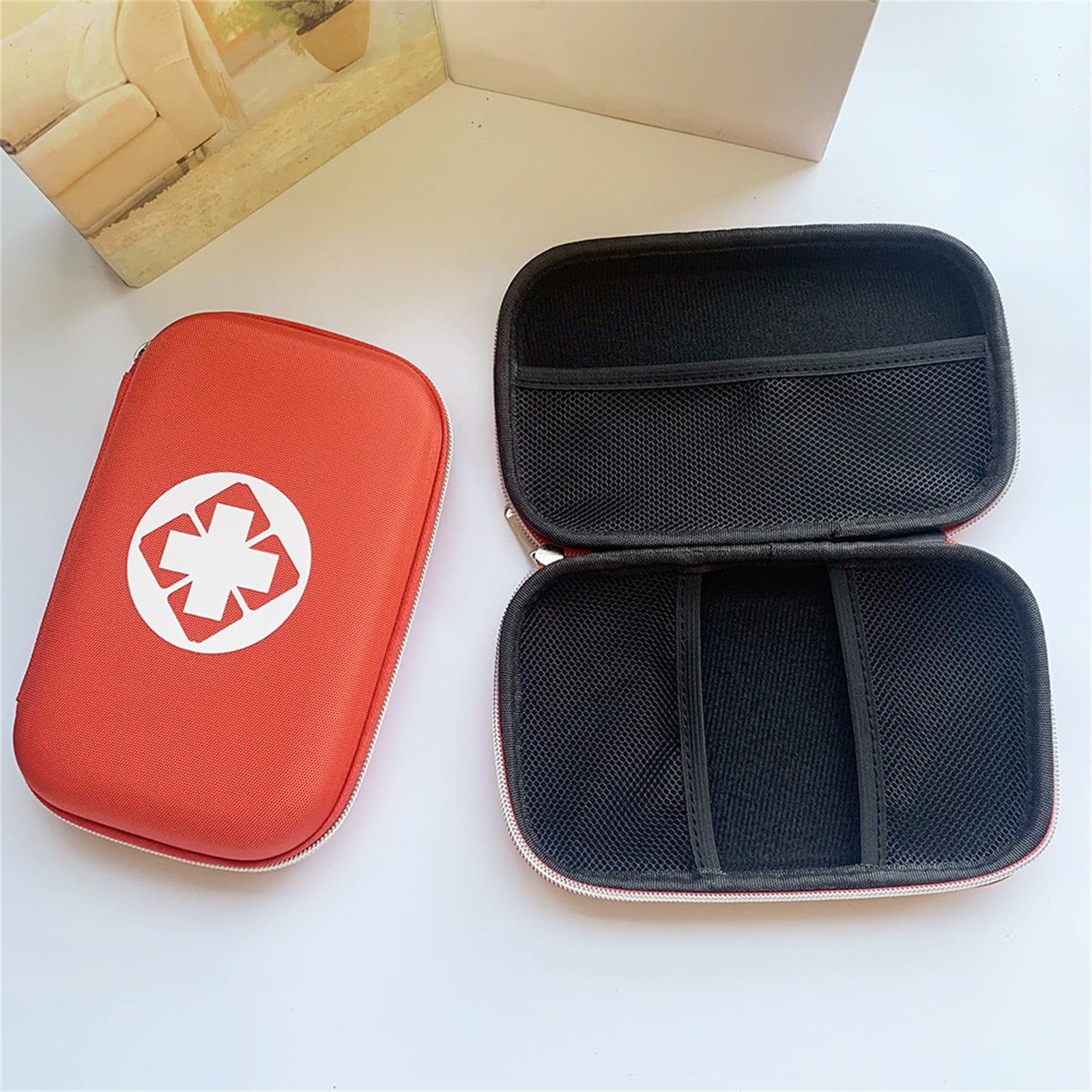 GBAYXJ Outdoor Eva Kit In Car Family Emergency Kit Prevention Kit(Red ...
