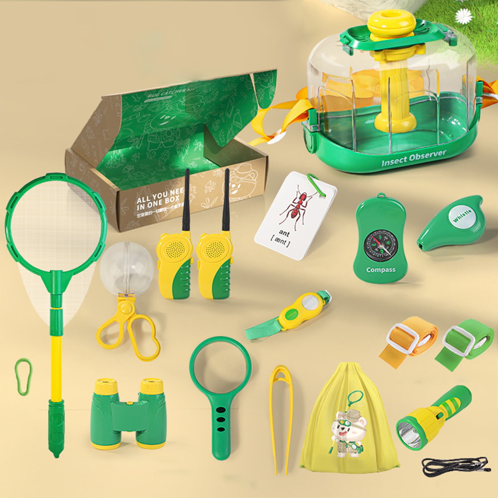 Outdoor Exploration Glass Insect Collection Box for Kids, Scientific ...