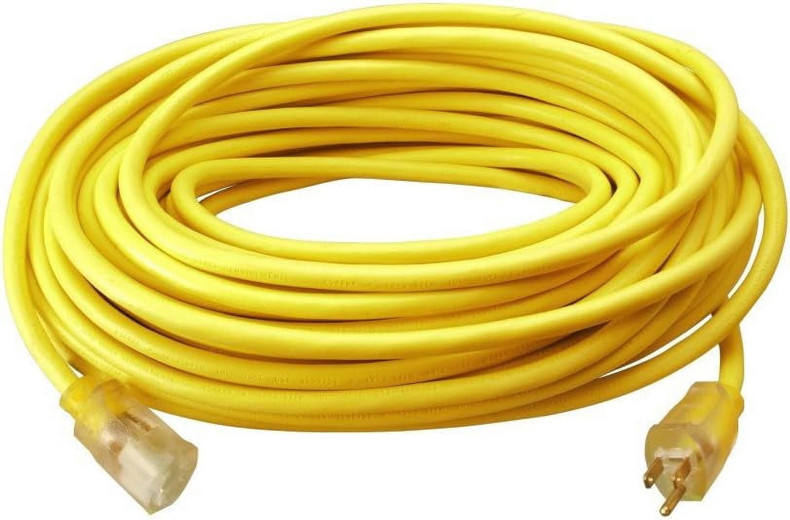 Outdoor Extension Cord, 100 Ft, 12 gauge 3 prong, Heavy Duty, SJTW Cord ...