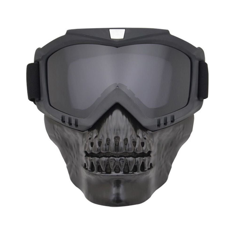 Outdoor Face Mask Motorbike Riding Protector Eyewear Skull Mask Helmet ...