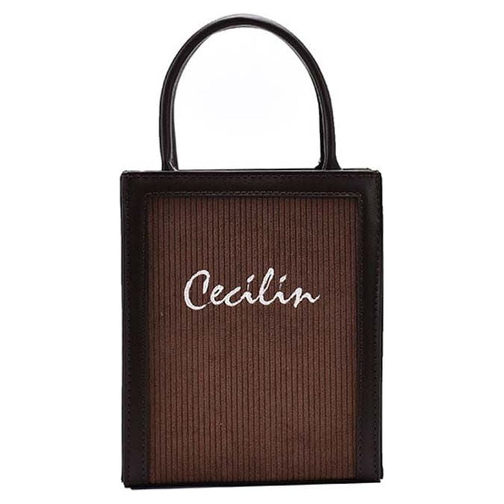 Outdoor Fashion Embroidery Letter PU Female Shoulder Pouch Tote Bags ...